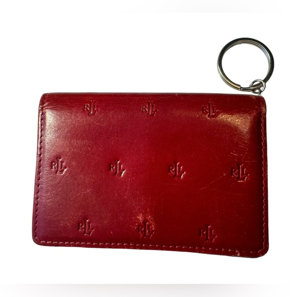 Ralph Lauren Double RL | Bags | High End Red Leather Lauren By Ralph ...